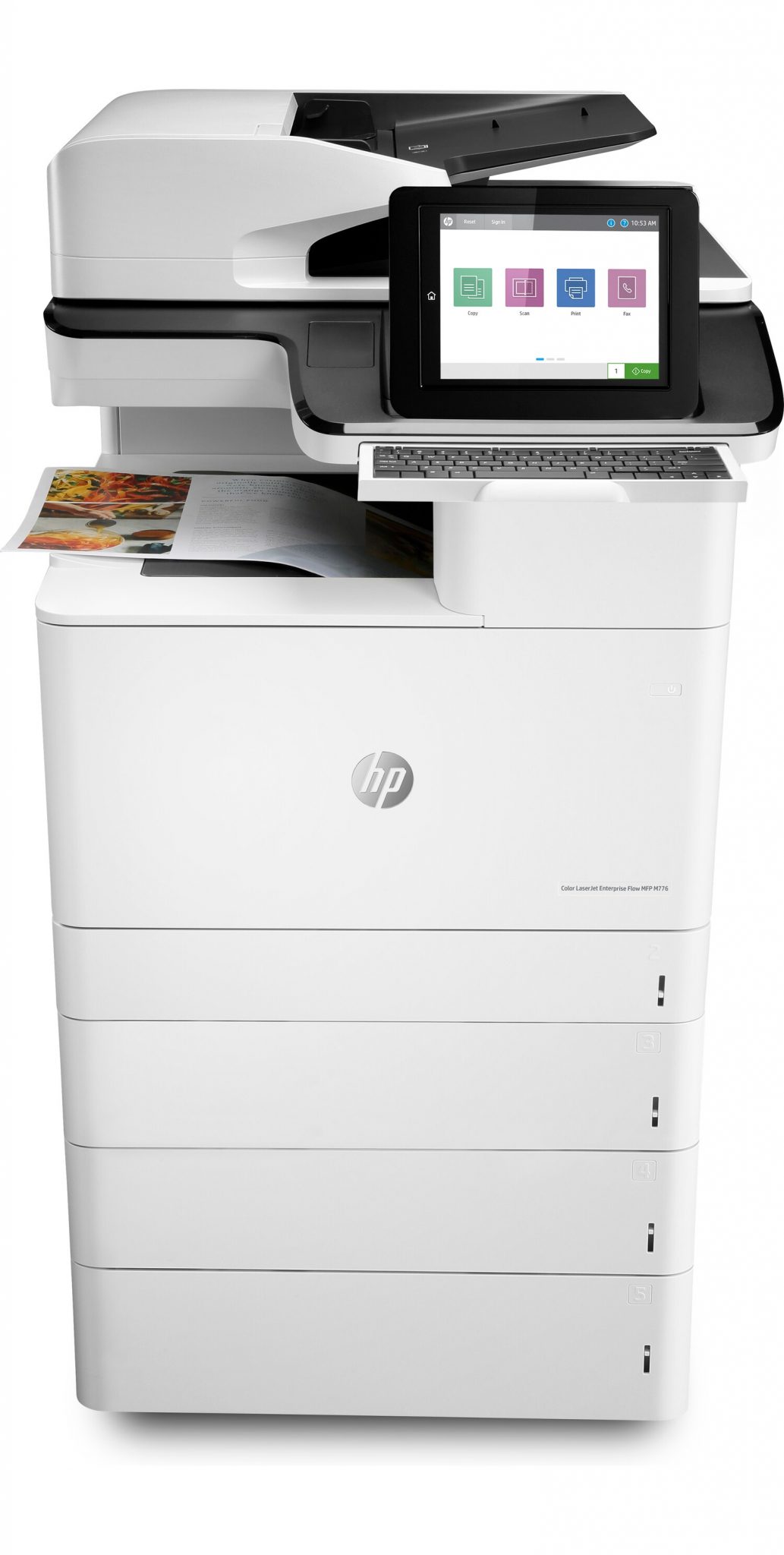 HP Color LaserJet Enterprise Flow MFP M776z Printer 3WT91A - 9shop9